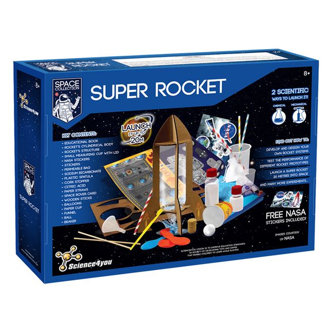 Science 4 You Super Rocket Kit Tudományos építőrakéta - eMAG.hu