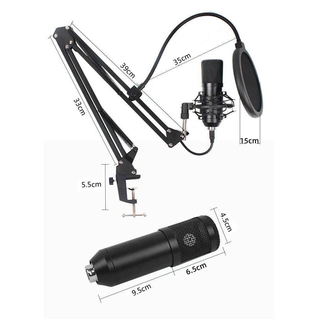 Microfon cu condensator cu brat USB cu diafragma - AC-03 - eMAG.ro
