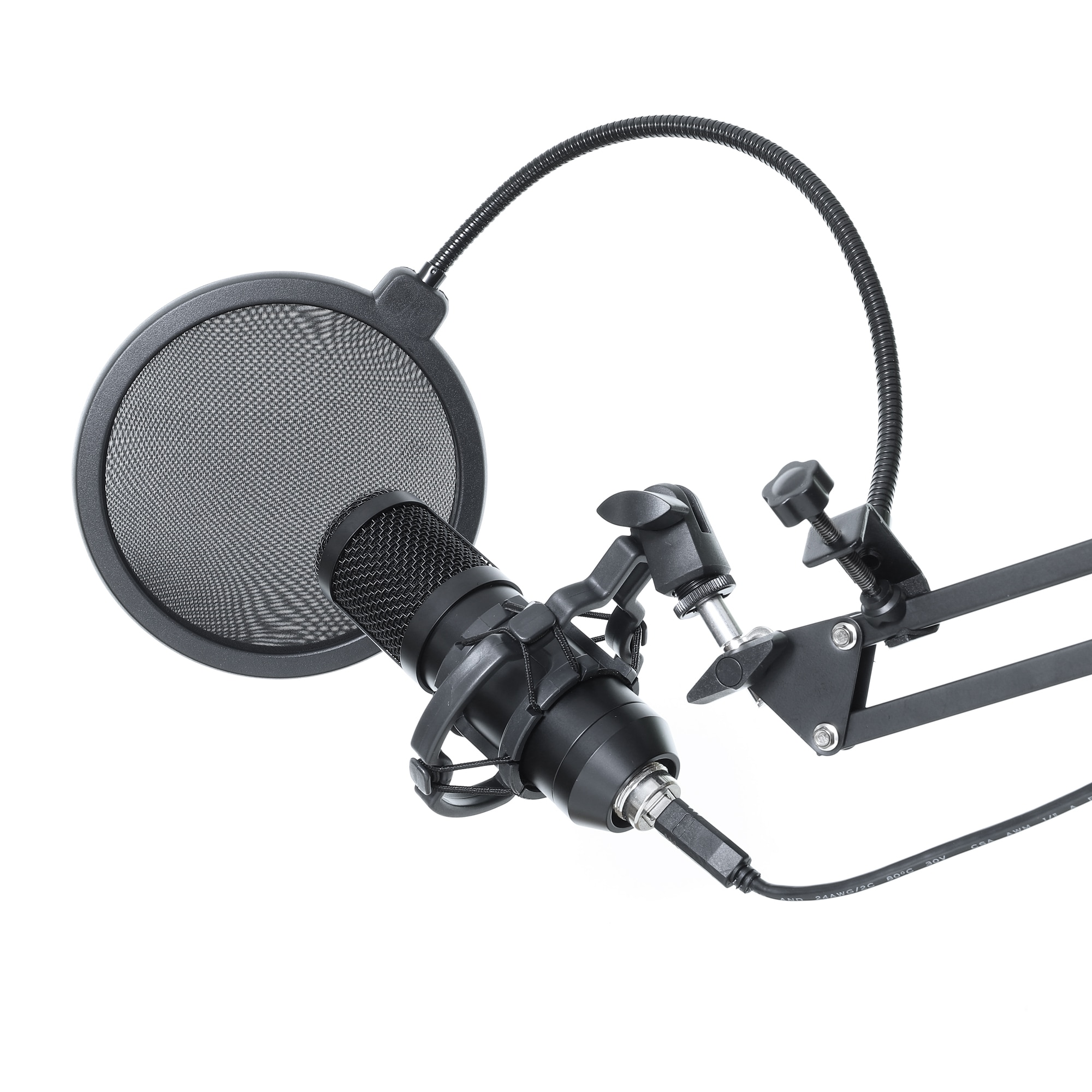 Microfon cu condensator cu brat USB cu diafragma - AC-03 - eMAG.ro