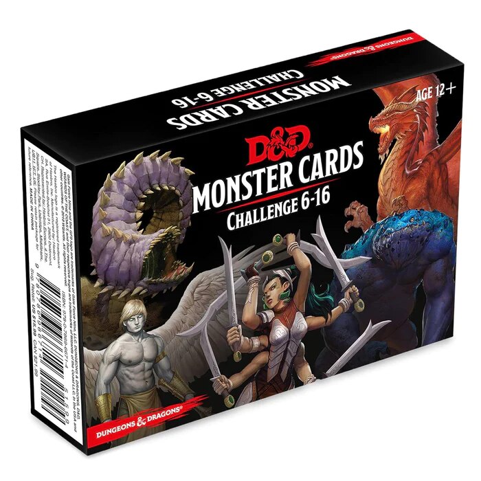 Monster Card Deck Levels 6-16, 74 Cards, Dungeon & Dragons - eMAG.ro