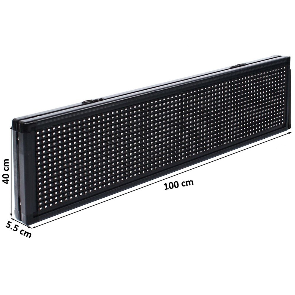 Reclama luminoasa LED SMD RGB 100x20 cm, PROCART, text, imagini ...
