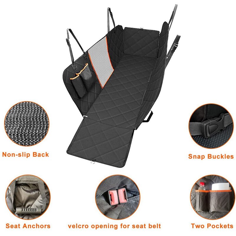 Husa pentru bancheta auto de 5 stele, LEOKOR®, transport caini si ...