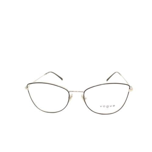 Рамки за очила, Vogue, VO 4273 323, котешко око, черни, метални, 53 mm ...