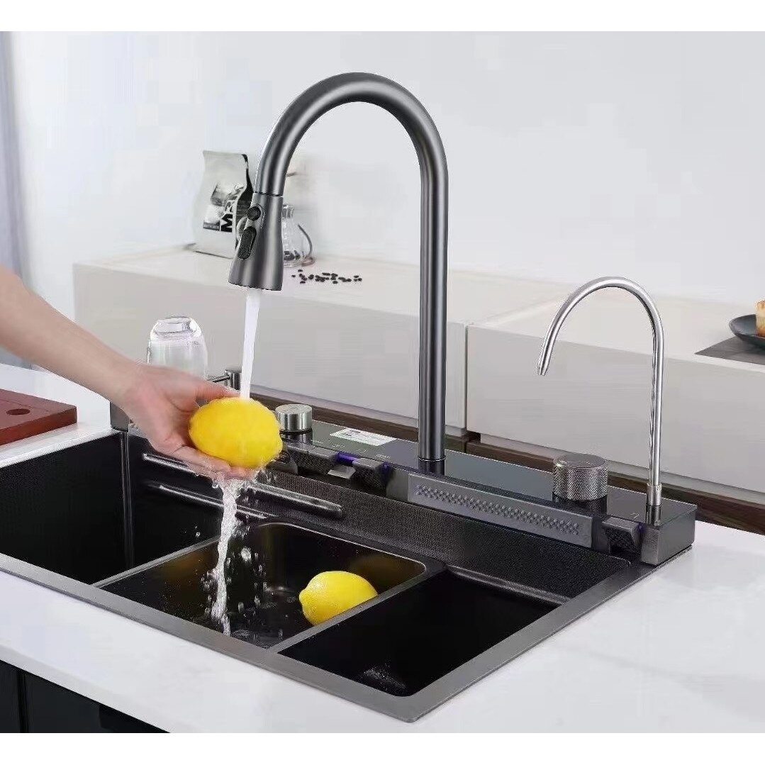 Chiuveta multifunctionala de bucatarie cu accesorii incluse, afisaj ...