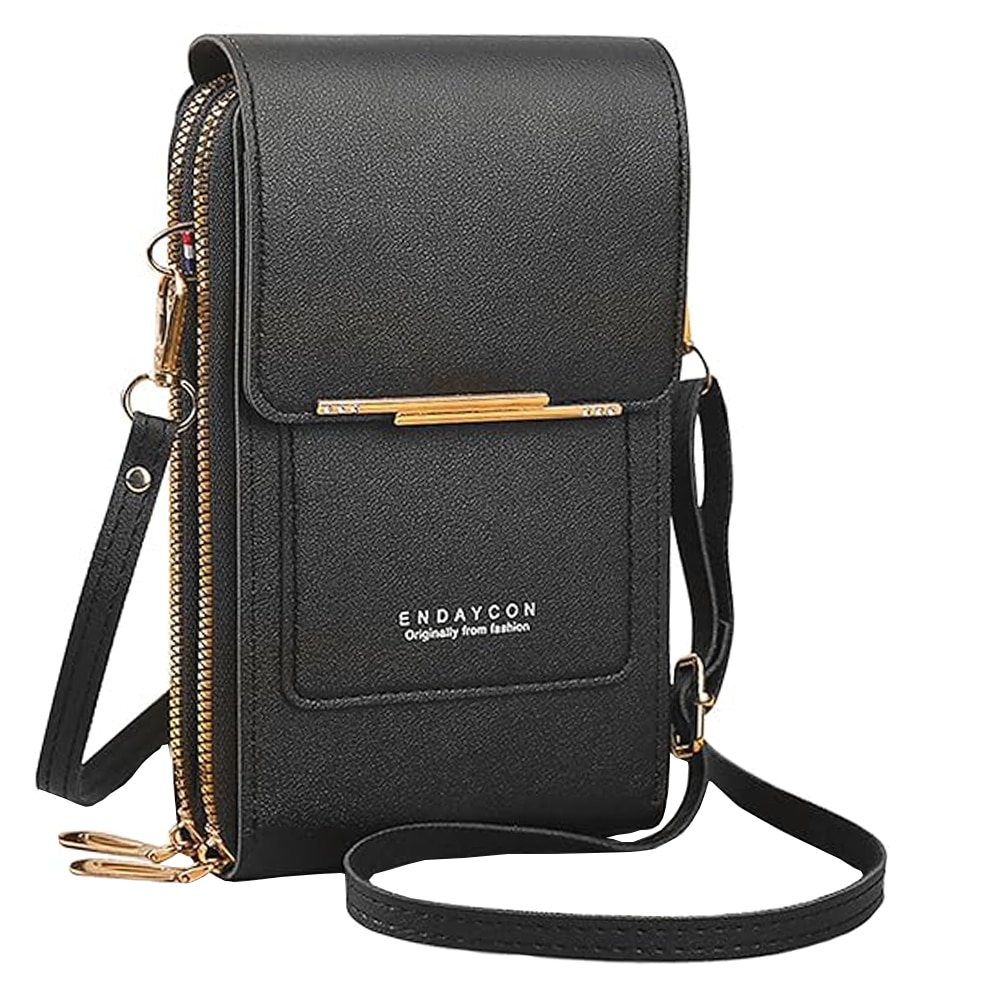 Geanta dama pentru telefonul mobil, AllizBan, 19x13x4cm, Piele ...