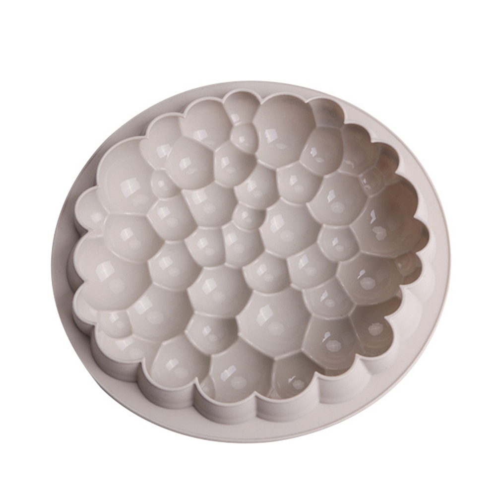 Forma silicon pentru prajituri, AllizBan, Forma de nor, 21.7CM, Alb ...