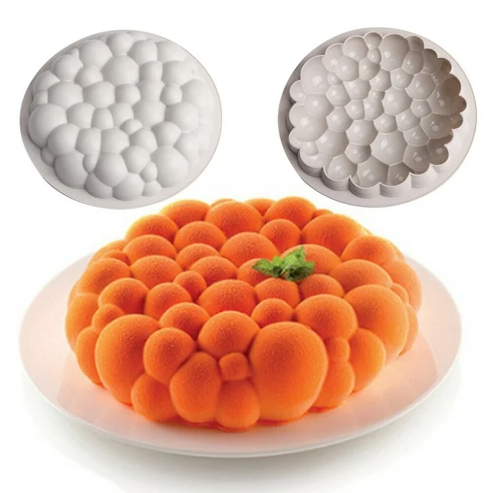 Forma silicon pentru prajituri, AllizBan, Forma de nor, 21.7CM, Alb ...