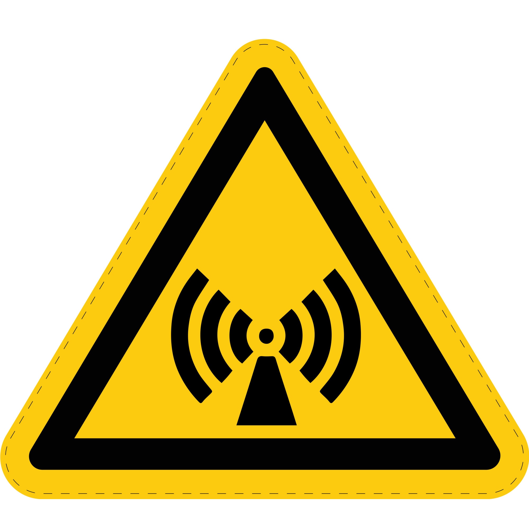 Sticker Indicator Autoadeziv de Avertizare Radiatii Neionizante 5 cm ... Sticker Indicator Autoadeziv de Avertizare Radiatii Neionizante 5 cm ...
