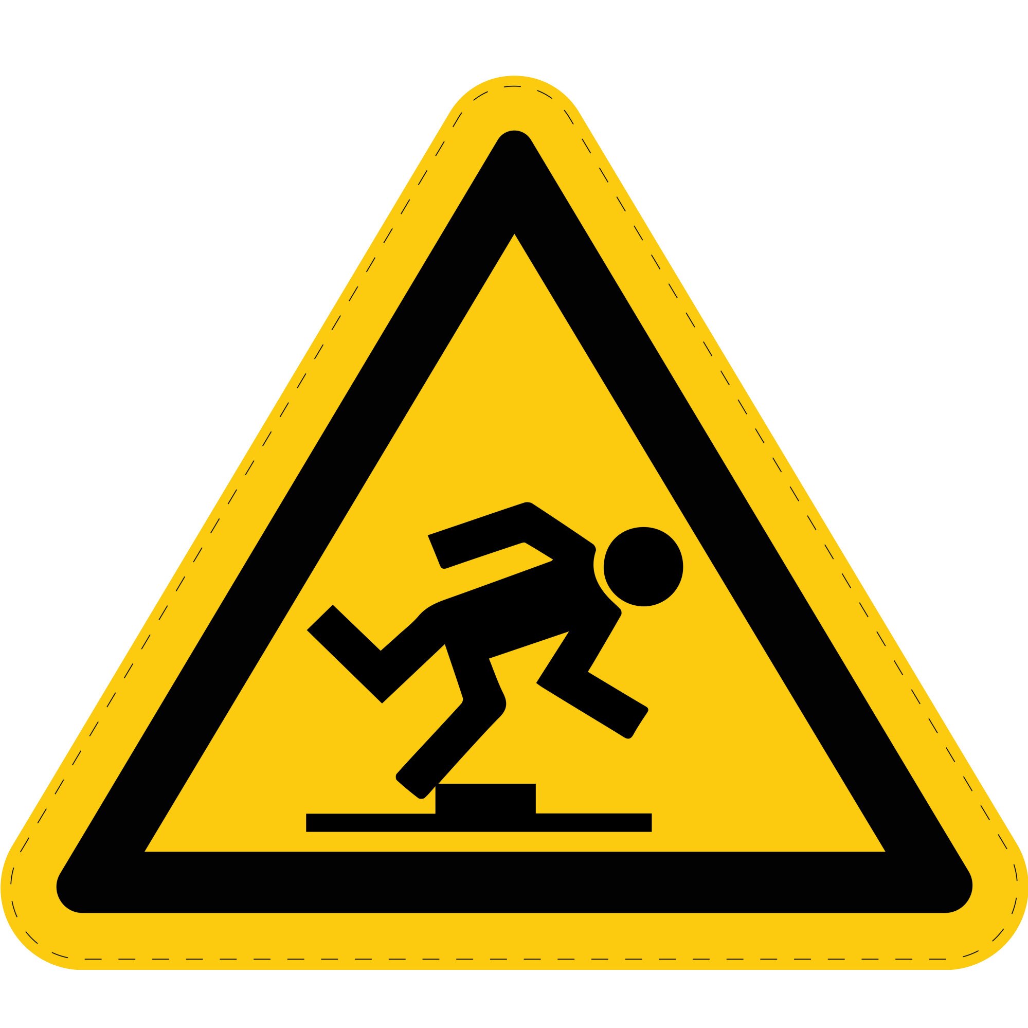 Sticker Indicator Autoadeziv de Avertizare Risc de Impiedicare 5 cm ... Sticker Indicator Autoadeziv de Avertizare Risc de Impiedicare 5 cm ...