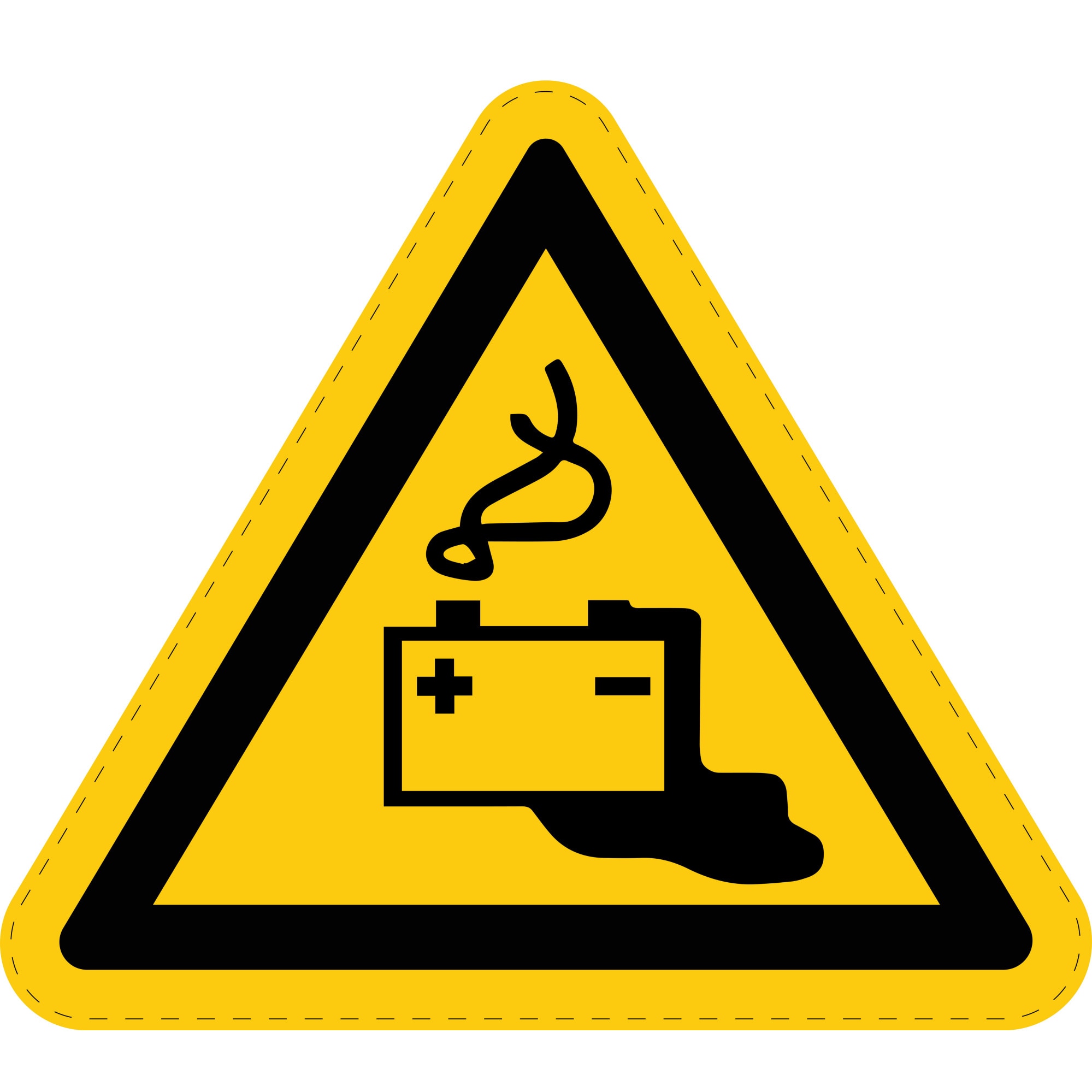 Sticker Indicator Autoadeziv de Avertizare Incarcare Baterie in Curs 5 ... Sticker Indicator Autoadeziv de Avertizare Incarcare Baterie in Curs 5 ...
