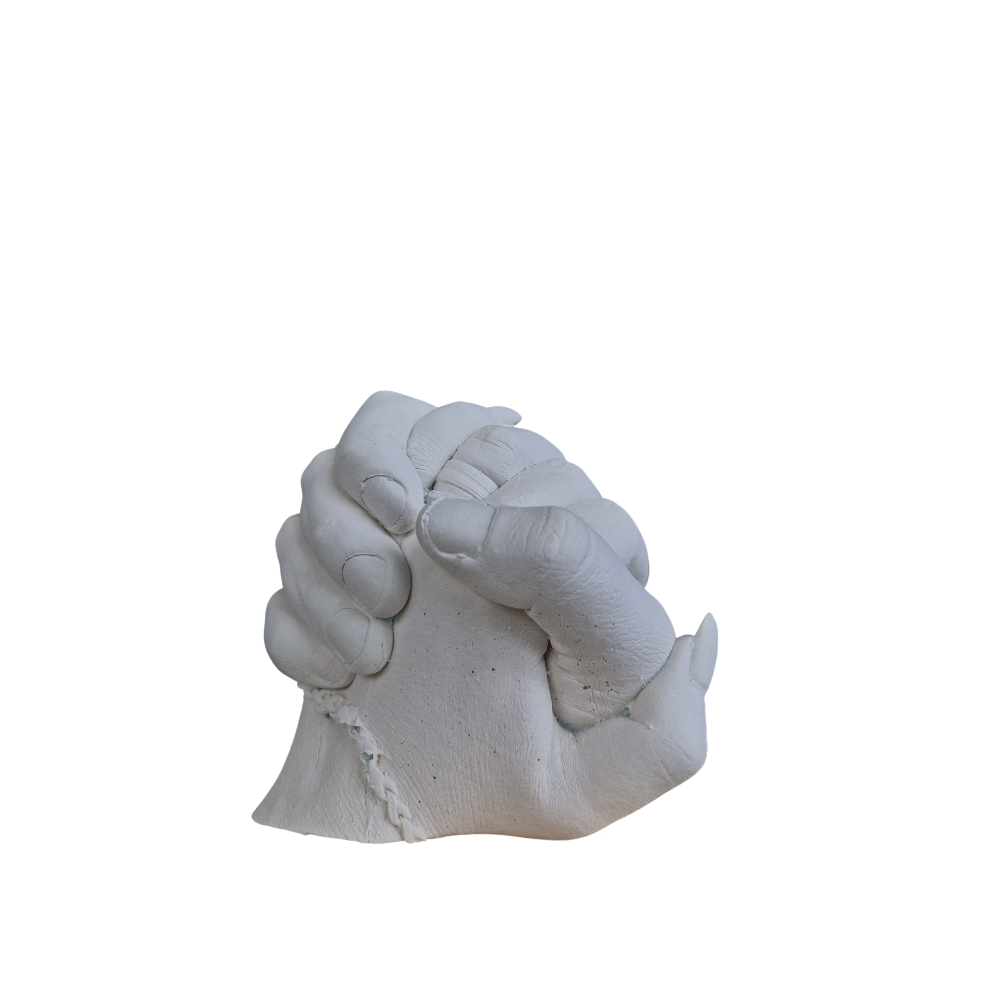 Kit cuplu pentru mulajul mainilor - doua maini adulte cu vas si suport ...