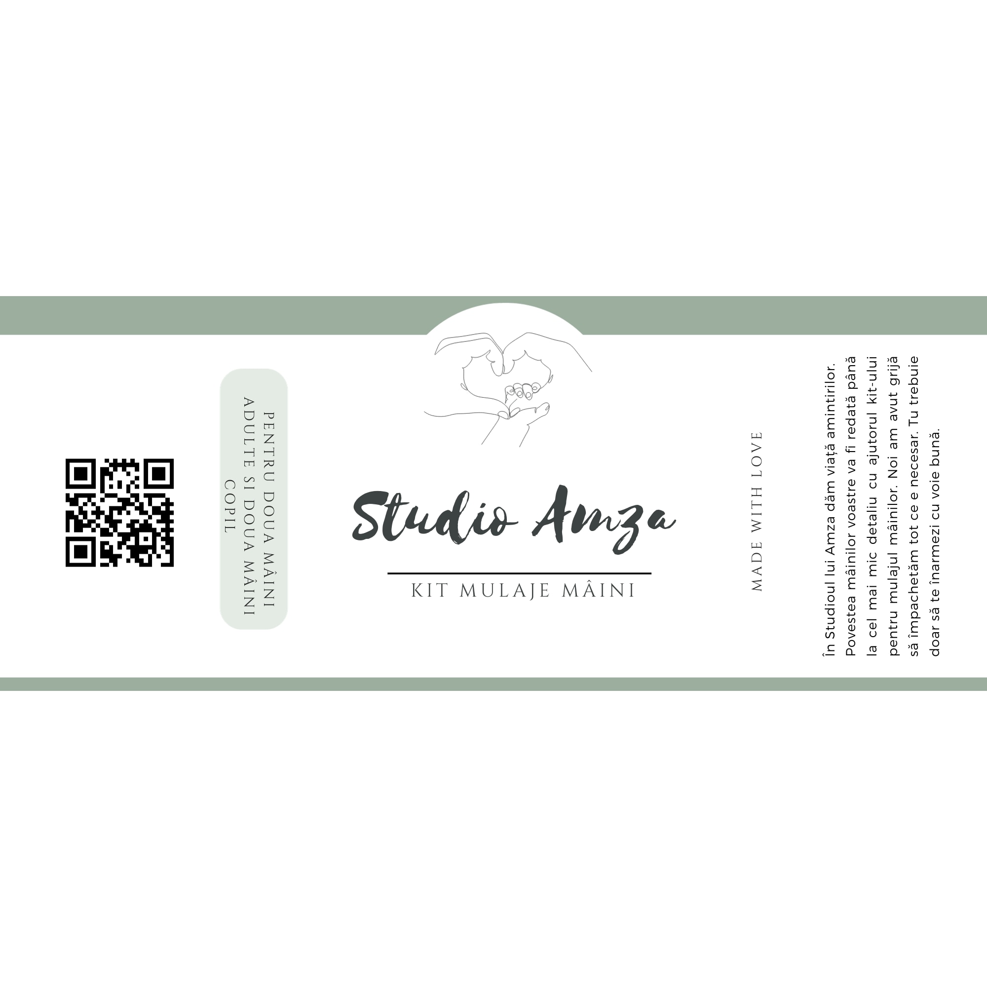 Kit familie pentru mulajul mainilor - doua maini adulte si doua de ...