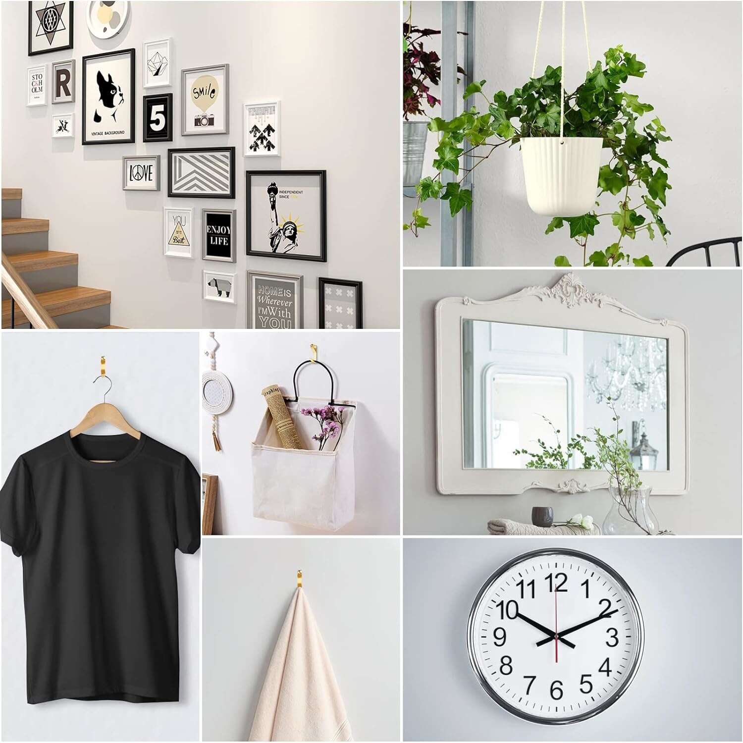 Kit de agatat pentru fotografii, Lnaisi, 184 de piese, Auriu - eMAG.ro