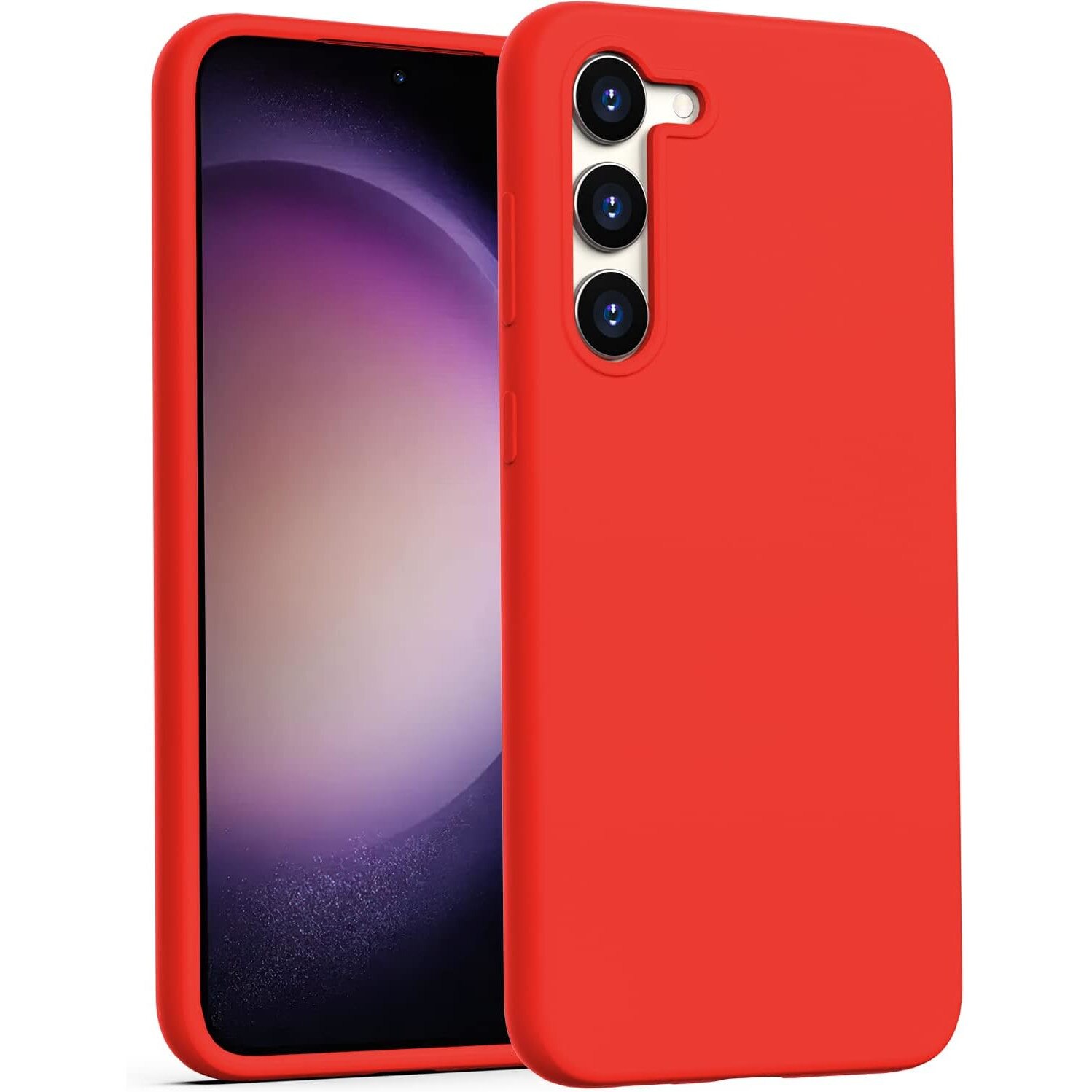 Huse pentru Samsung Galaxy S23 Plus silicone case red - eMAG.ro