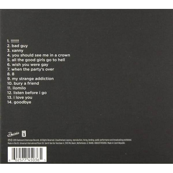 Billie Eilish: When We All Fall Asleep, Where Do We Go? (Deluxe ...