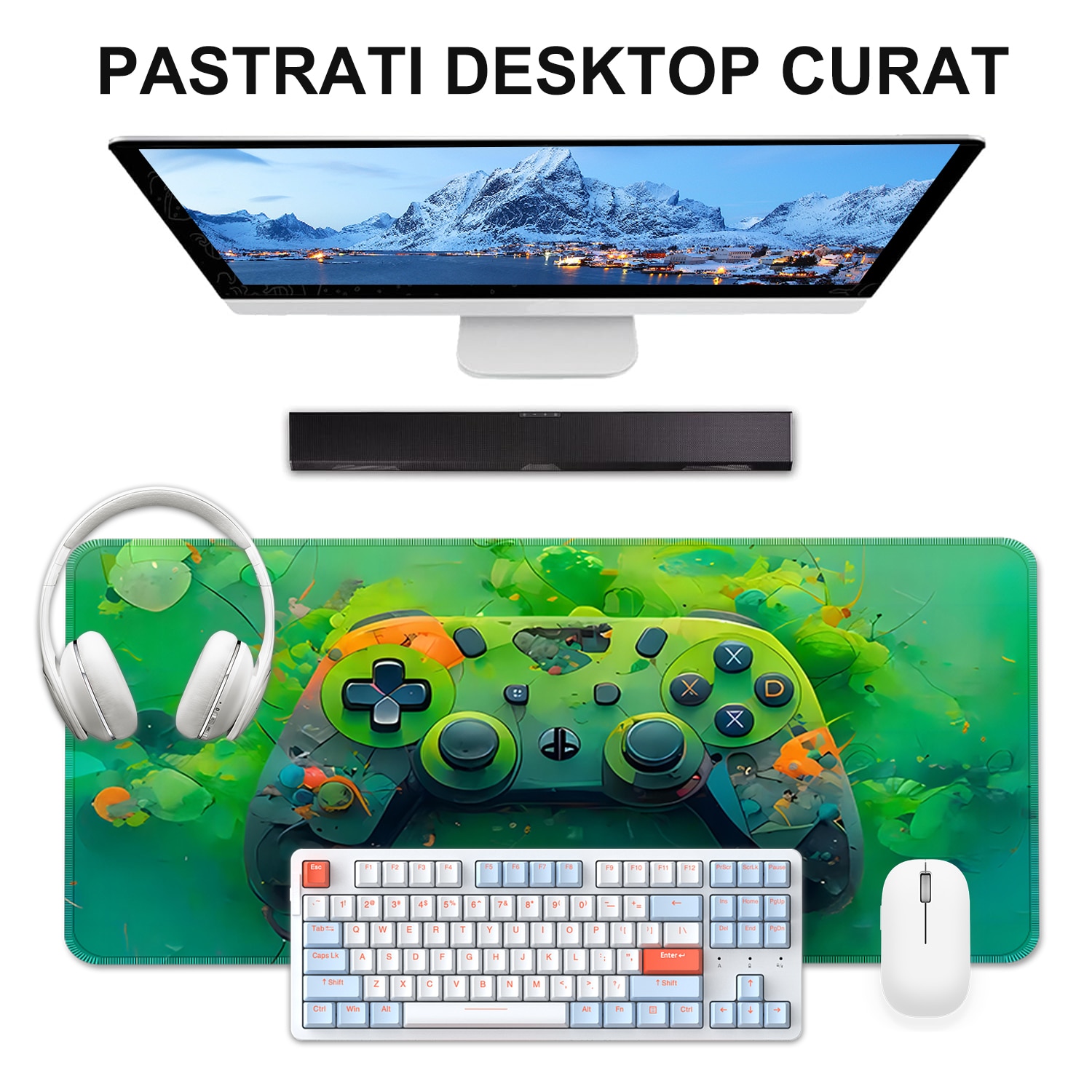 Mouse pad gaming SDLOGAL, 90x40 cm, Imprimare Ridicata -definitie ...