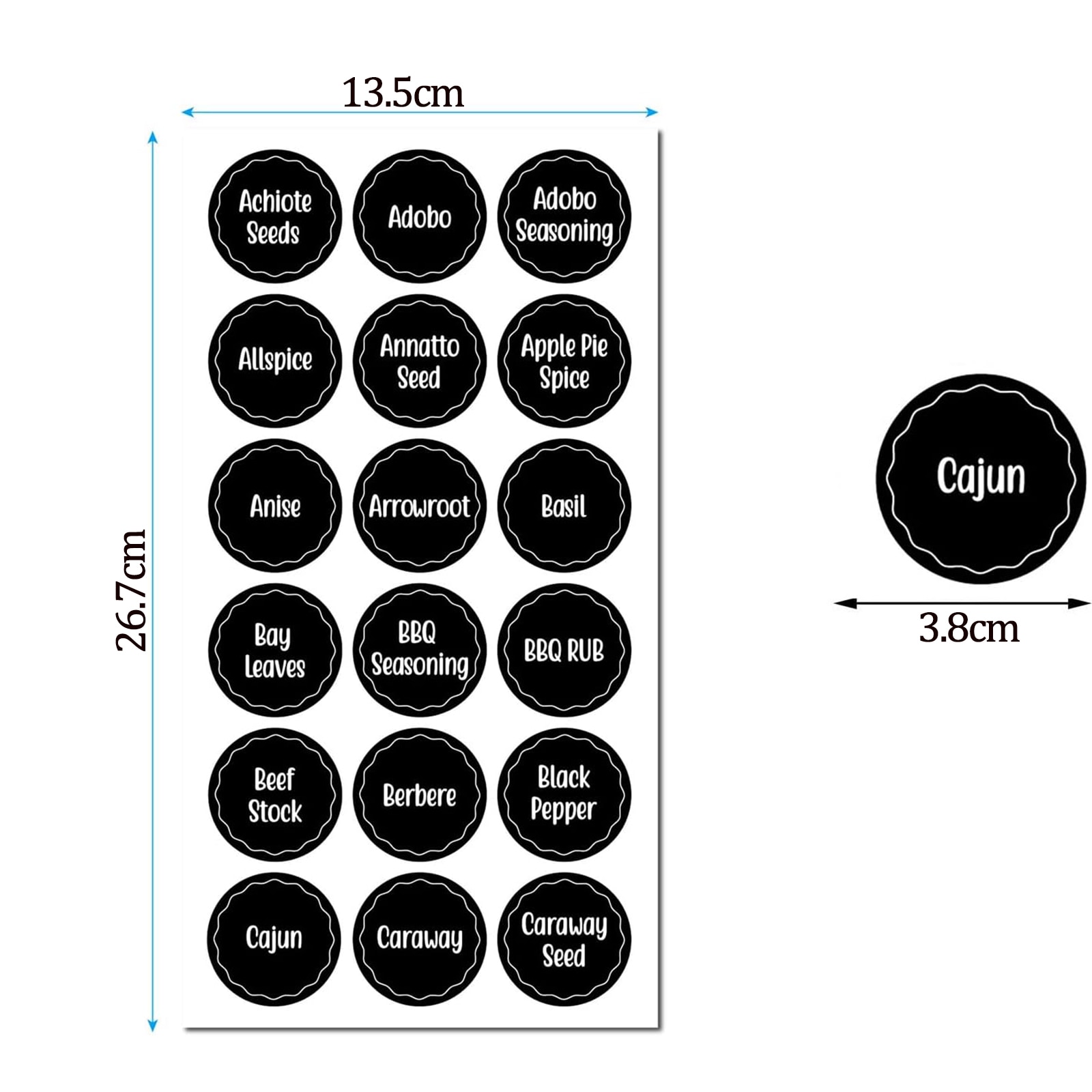 Etichete autoadezive din PVC, NUODWELL, 144 Buc, Rezistent la apa si ...