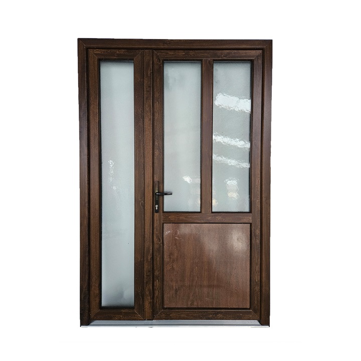 Usa exterior, PVC, cu geam termopan, T-Model, Nuc 120x200 - eMAG.ro