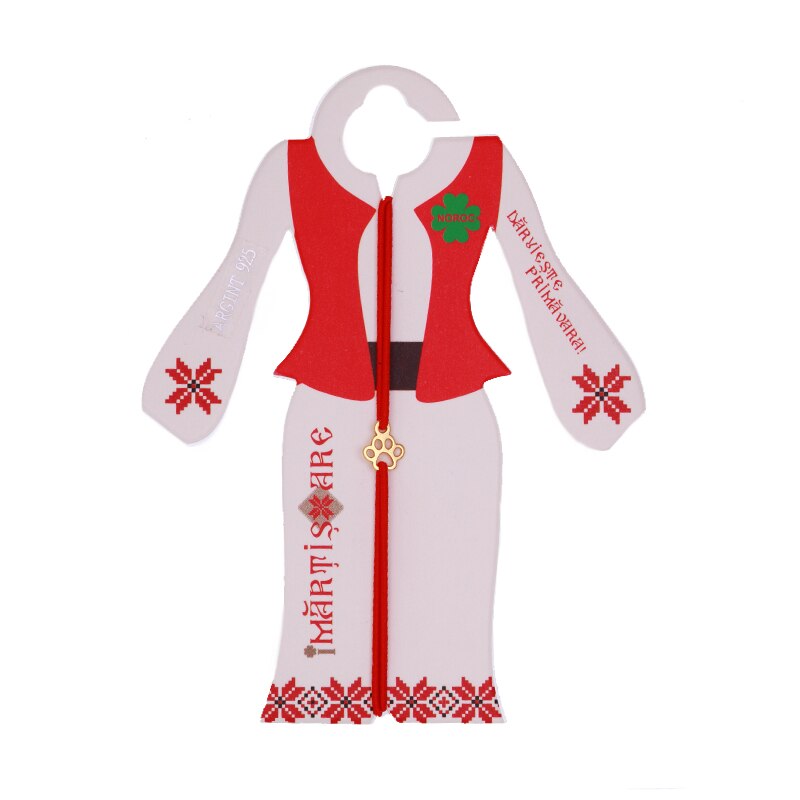 Martisor Bratara Argint 925 Placat Aur 24K Labuta de Catel - eMAG.ro