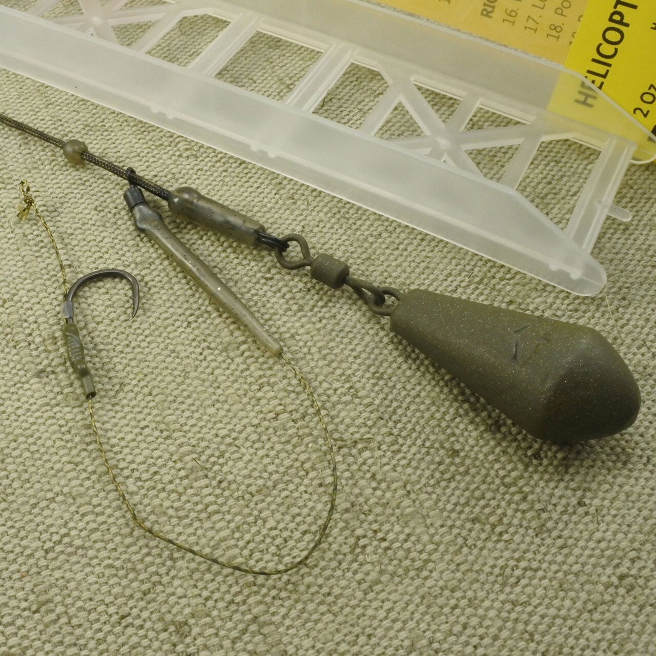 Montura FishOn Crap cu plumb 56gr Long Cast Helicopter 1 carlig No.4 ...