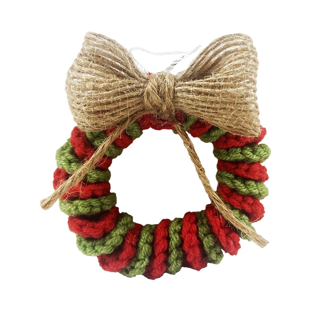 Decoratiuni Brad Craciun- Crosetate, Handmade, Set 1 - eMAG.ro