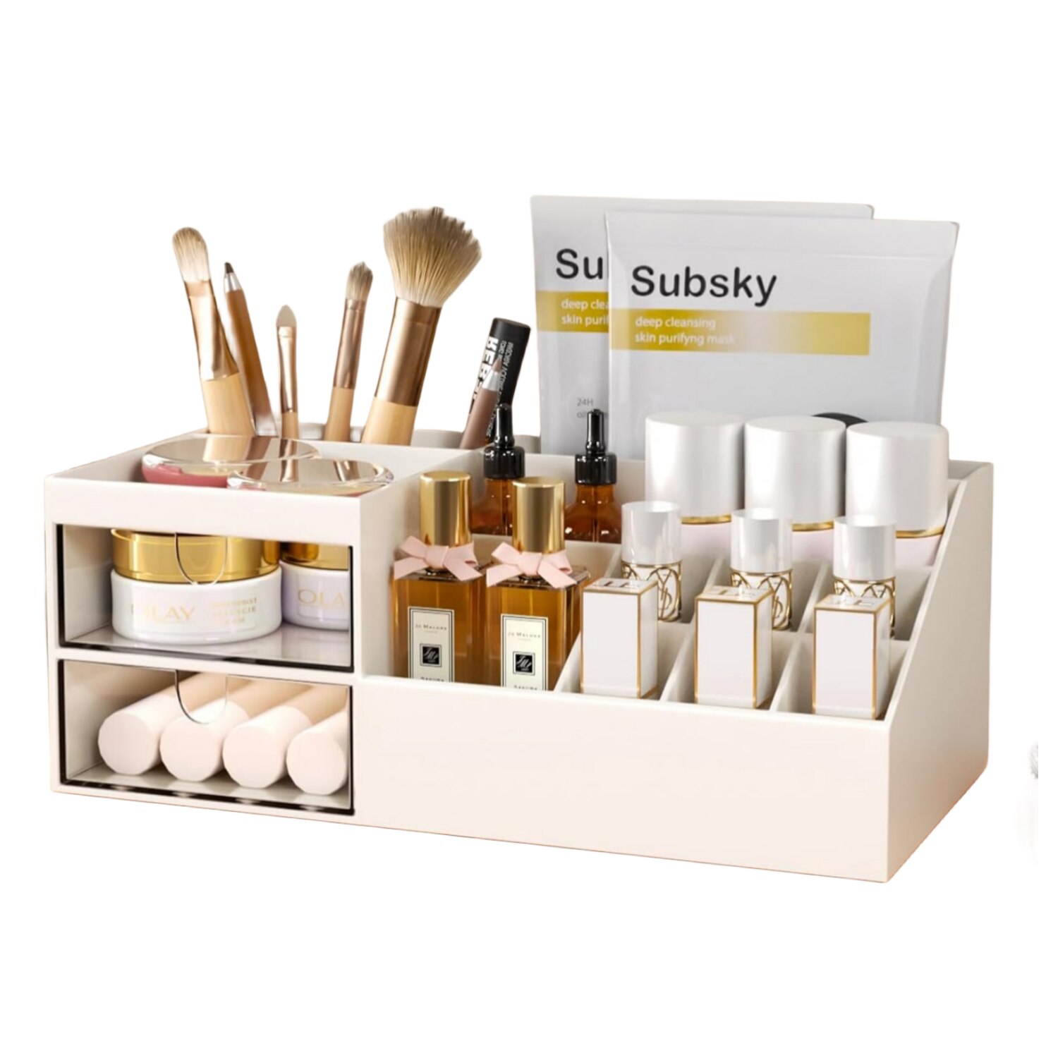 Kozmetikai rendszerező, MunDeir®, 24,5 x 12 x 9,1 cm - eMAG.hu