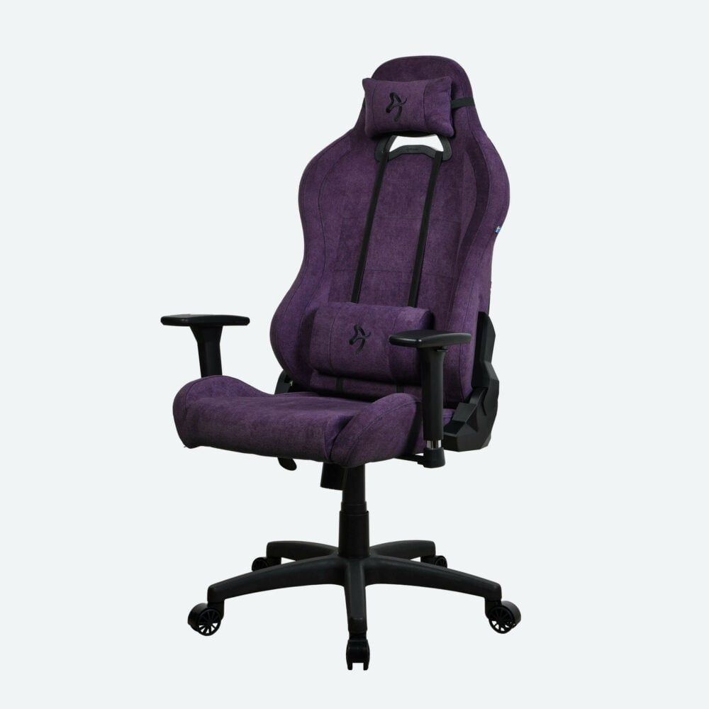Scaun gaming, Arozzi, Textil, 100kg, Violet - eMAG.ro