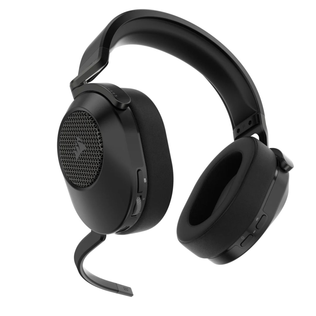Casti gaming wireless HS65 v2, Corsair, Bluetooth, Cu microfon, Negru ...