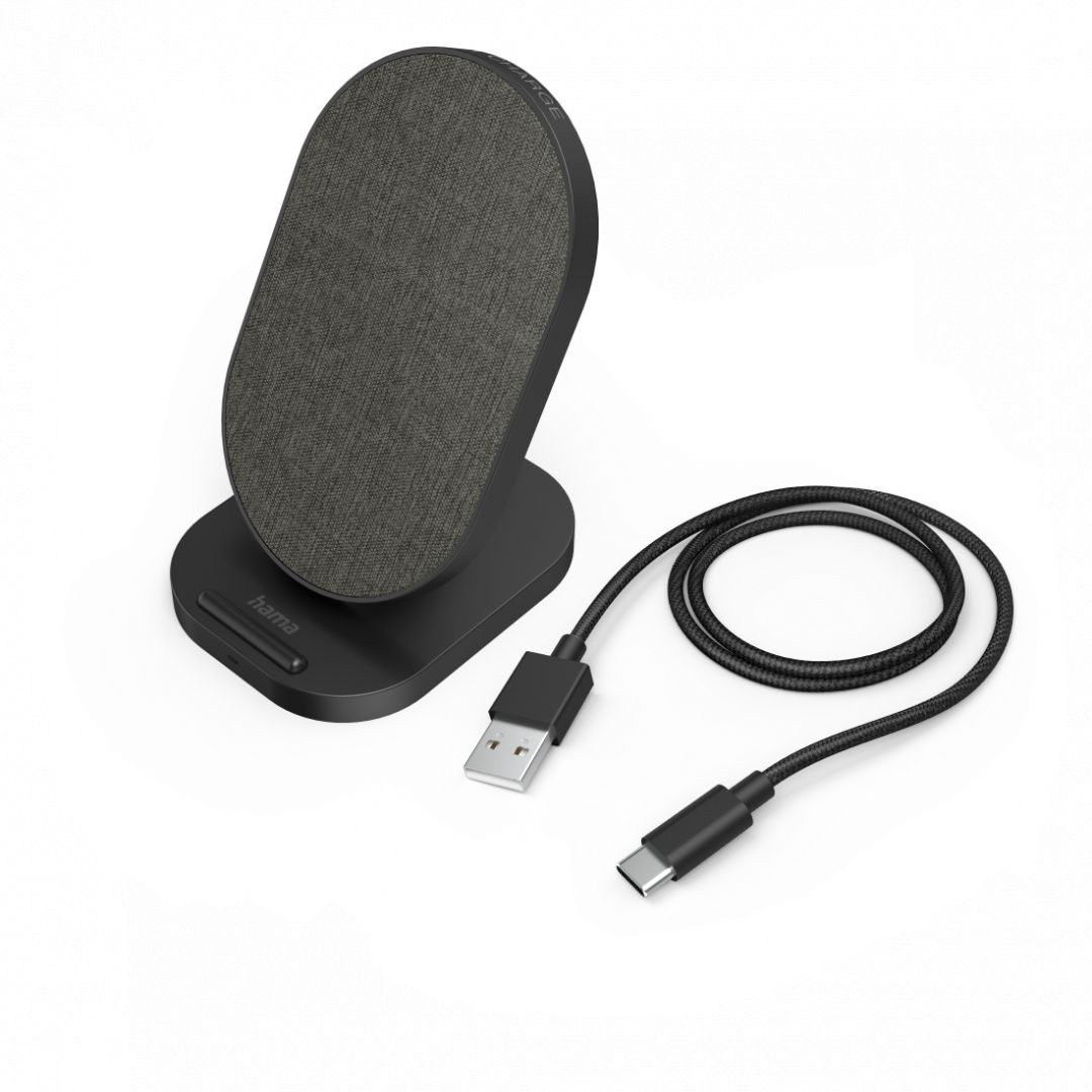 Incarcator fara fir, Hama, QI-FC10S, 10W, Negru - eMAG.ro