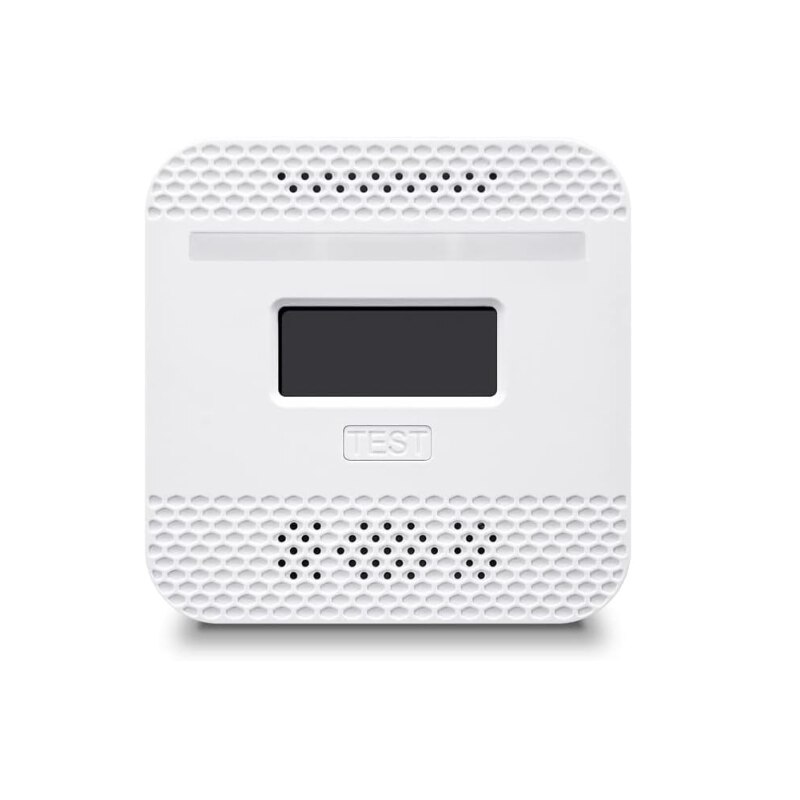 Detector de gaze naturale cu alarma, LLWL, LCD, Alb - eMAG.ro