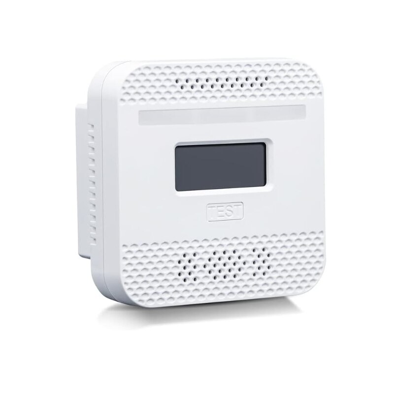Detector de gaze naturale cu alarma, LLWL, LCD, Alb - eMAG.ro