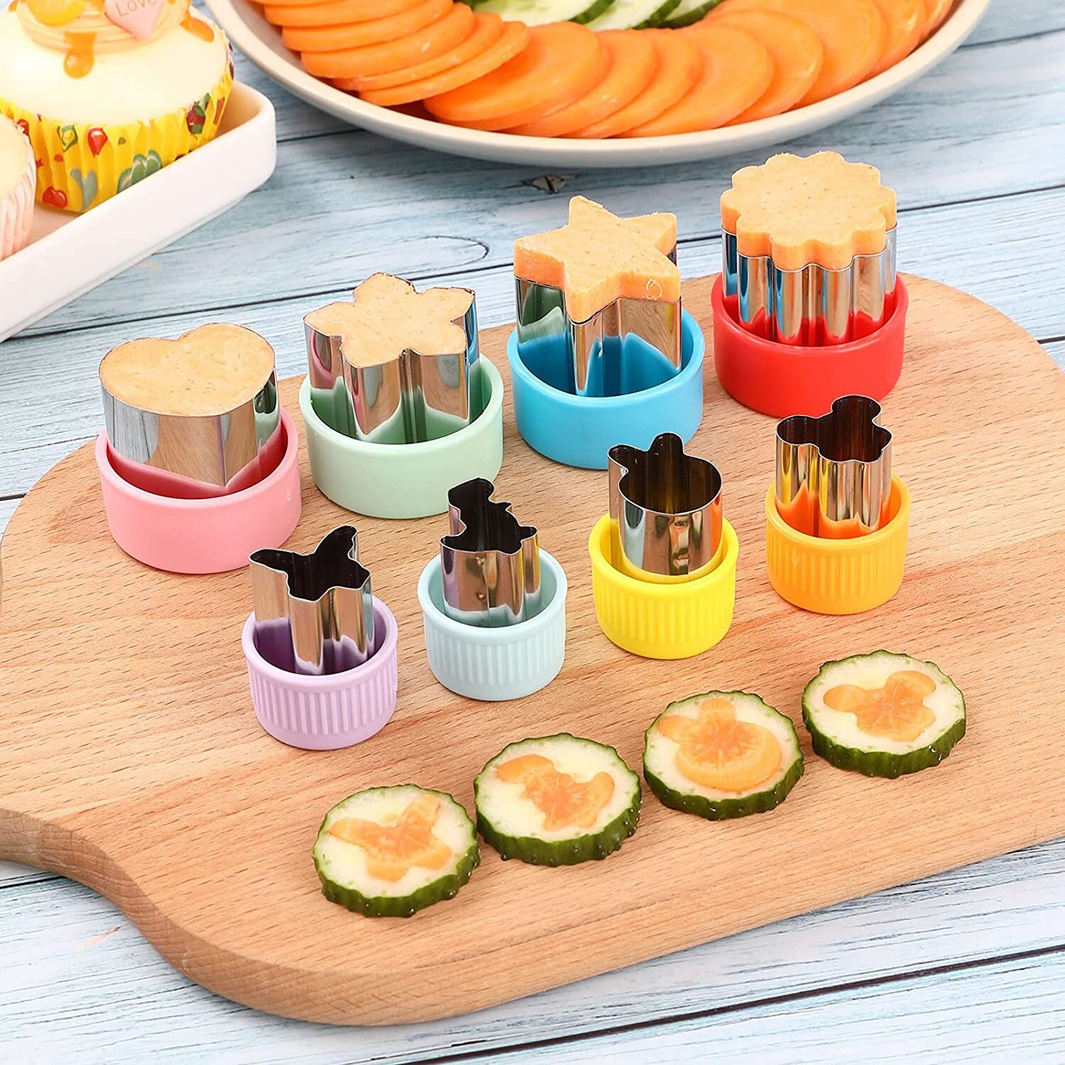 Set 12 forme pentru Sandwich, Llwl, Inox, Multicolor - eMAG.ro