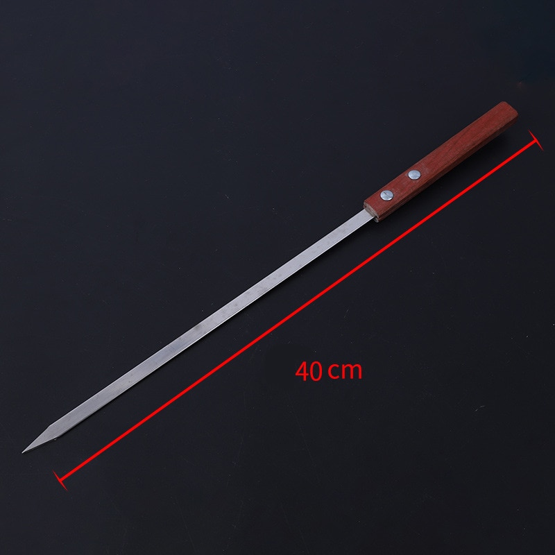 Tepusa pentru frigarui, Llwl, Inox, Argintiu, 40 cm - eMAG.ro