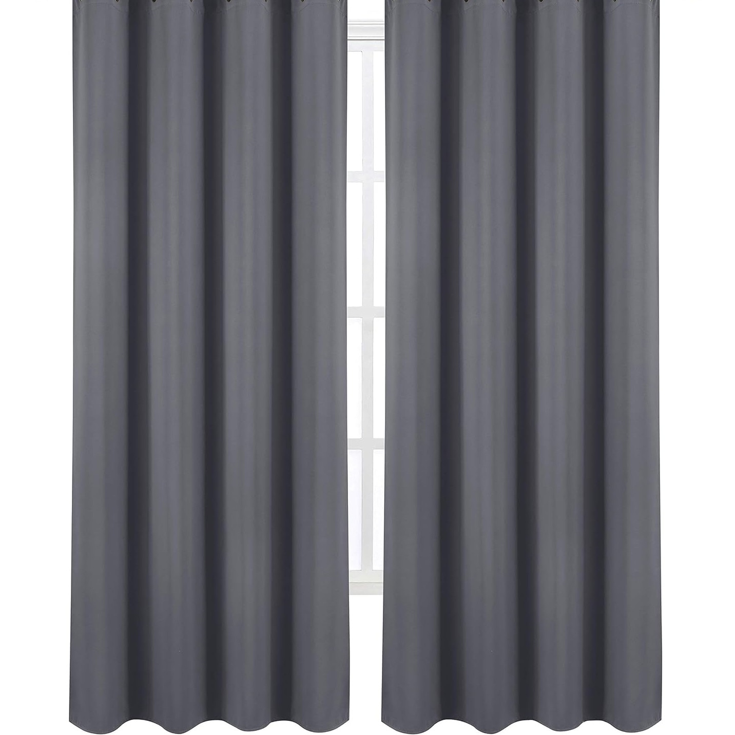 Set 2 bucati draperie SereDesign material tip Blackout culoare Gri ...