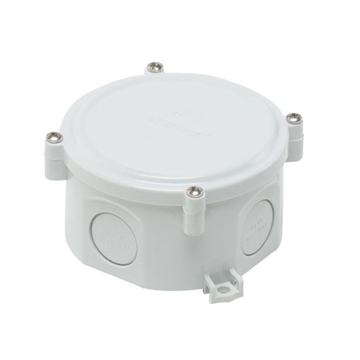 Doza derivatie rotunda aplicata 80x45mm din plasic ABS inchidere cu ...