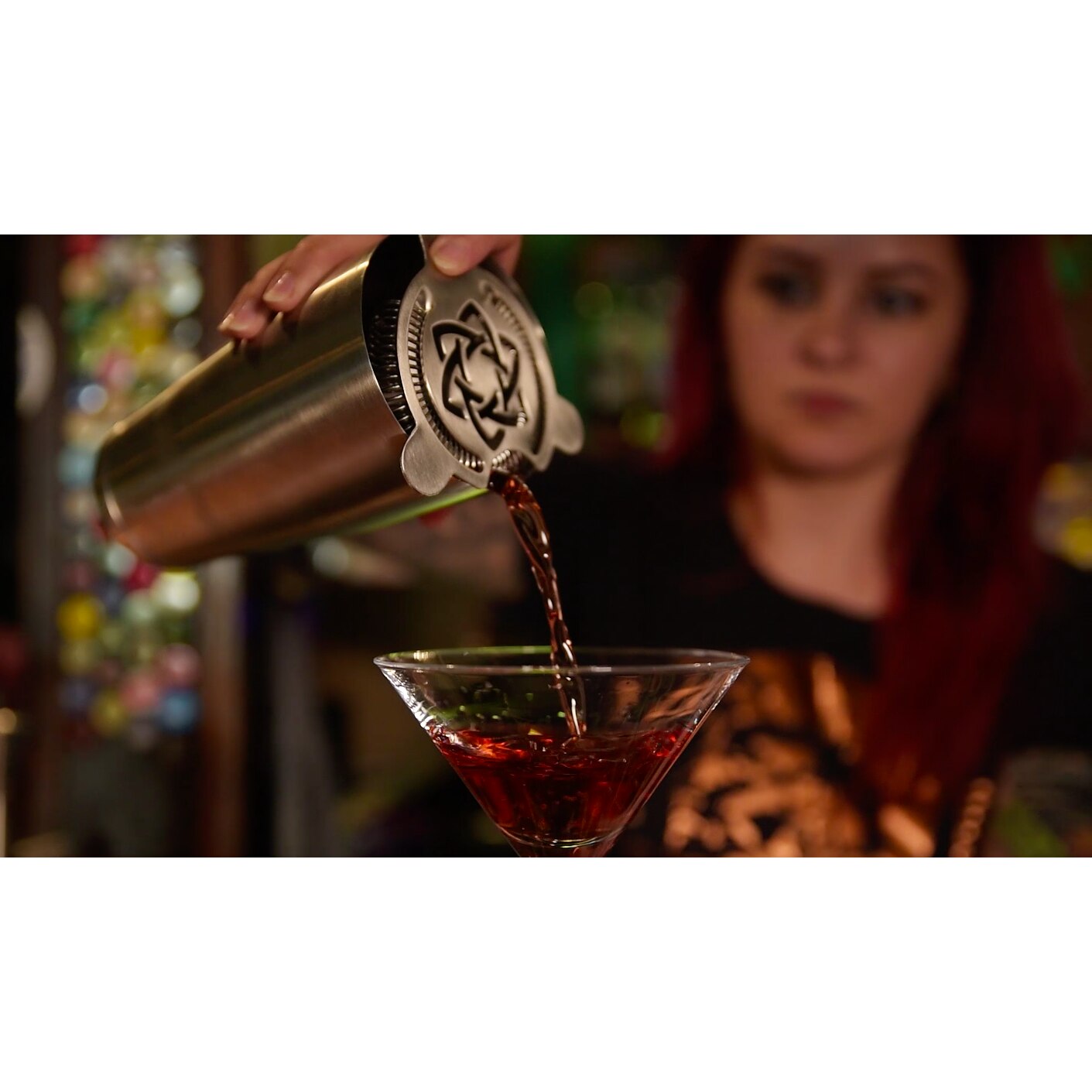 Strecuratoare profesionala cocktail Hawthorne, filtru Julep si sita ...