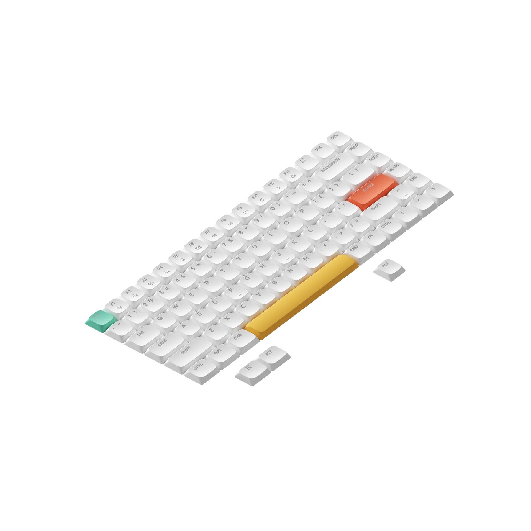 Kit butoane nSA Shine-through, ABS Keycaps, Compatibil cu Nuphy Air 75 ...