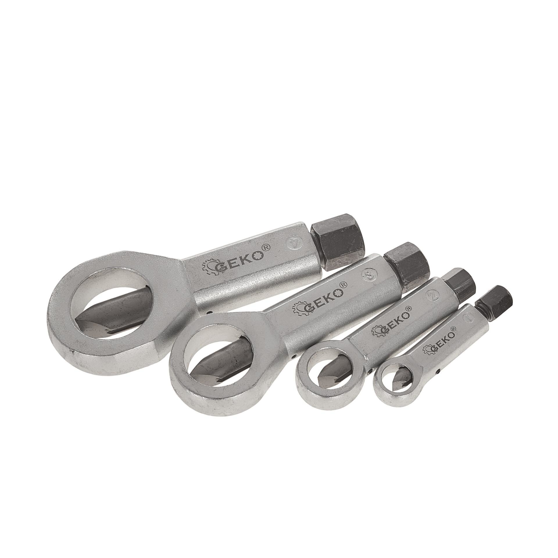 Set chei pentru despicare piulite, 4 elemente, 9-27 mm, Geko G38595 ...