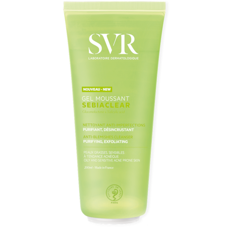 Gel spumant de curatare Sebiaclear, SVR, 200 ml - eMAG.ro