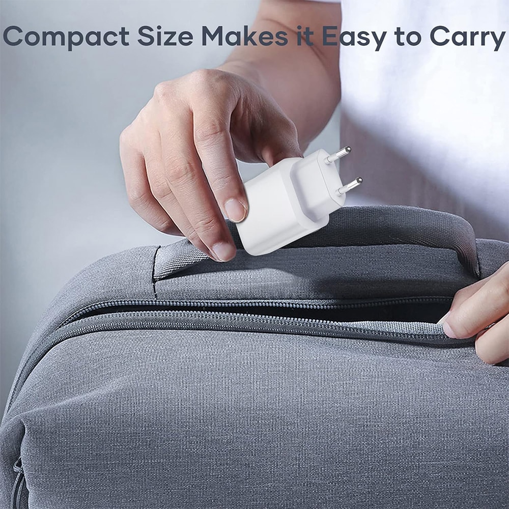 Incarcator retea 25W, G-Tech Dual, Cablu Tip-C / Tip-C, G-Tech, 2 ...