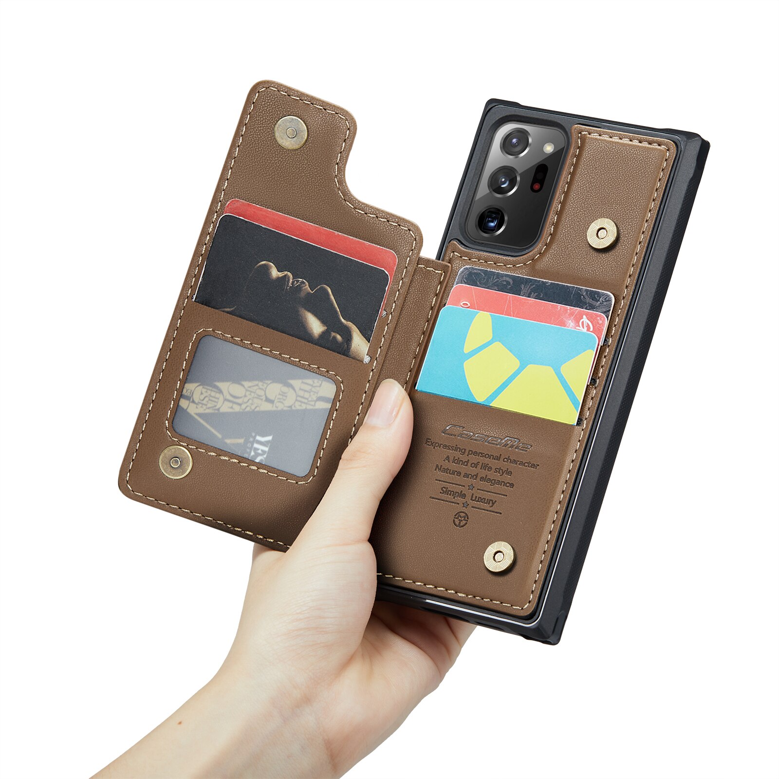 Samsung Galaxy Note 20 Ultra, CaseMe tok, puha textúrájú bőr és ...