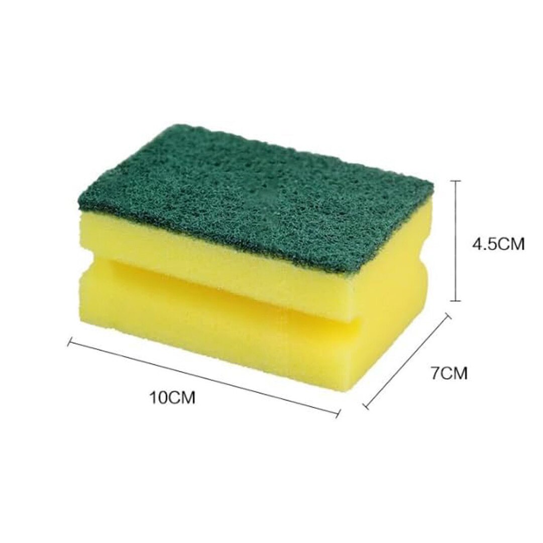 Set 3 bureti de vase, Verde/Galben - eMAG.ro