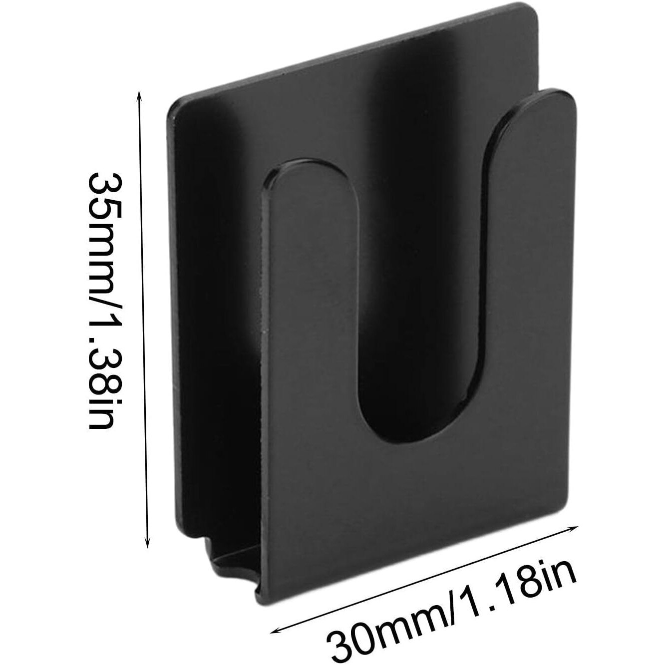 Suport adeziv pentru statie, LLWL, Metal, 35x30mm, Negru - eMAG.ro