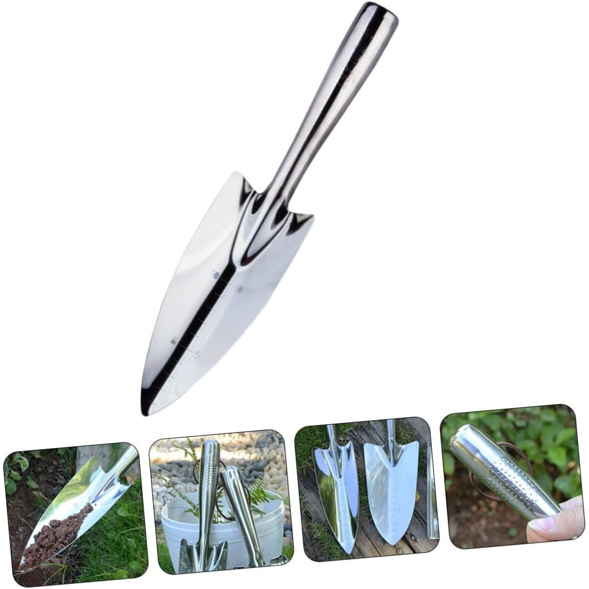 Lopata de gradina, LLWL, Inox, 6.5 x 30 cm, Argintiu - eMAG.ro