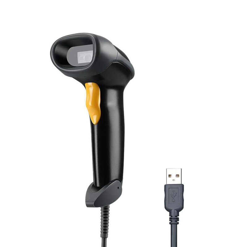 Scaner portabil de coduri de bare, LLWL, 2D, USB, Negru - eMAG.ro