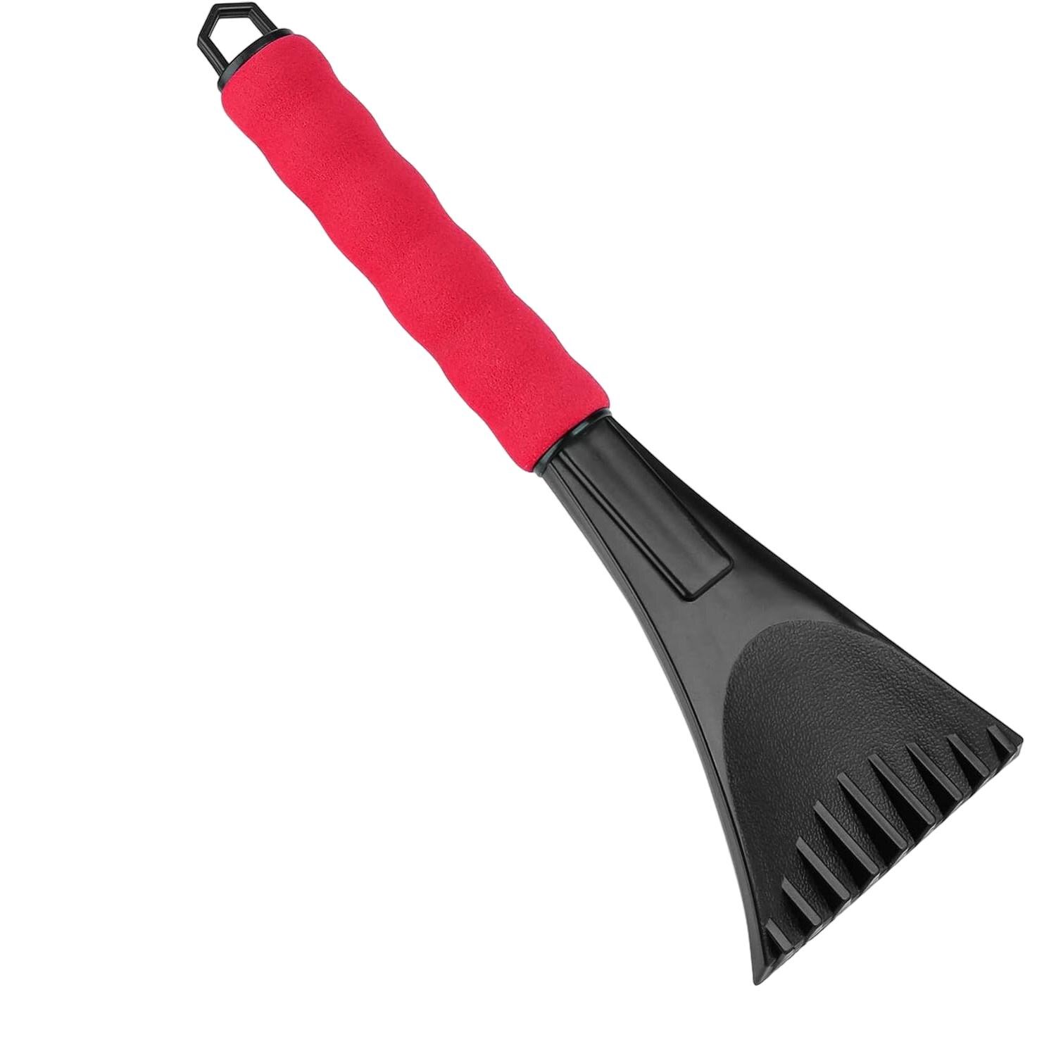 Racleta pentru geamuri auto, Llwl, Plastic/ABS, 29 x 10 cm, Negru/Rosu ...