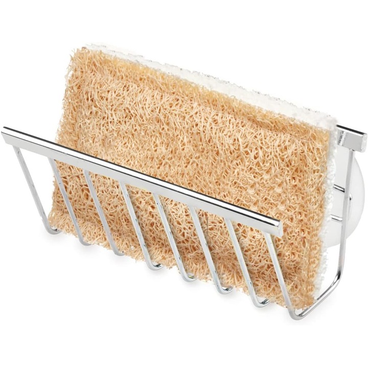 Suport burete/sapun, LLWL, Inox, 11 x 6 cm, Argintiu - eMAG.ro