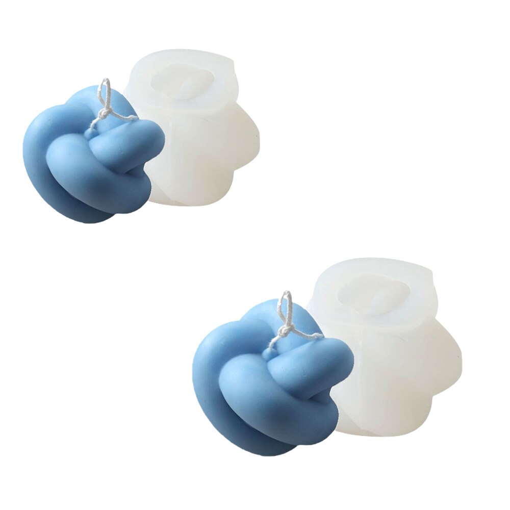 Set matrite lumanari, Llwl, Silicon, 5.8x7cm, Alb, 2 buc. - eMAG.ro