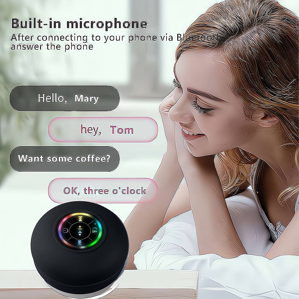 Boxa portabila Fbirddek® BTS07, Wireless, Bluetooth, Rezistent la apa ...