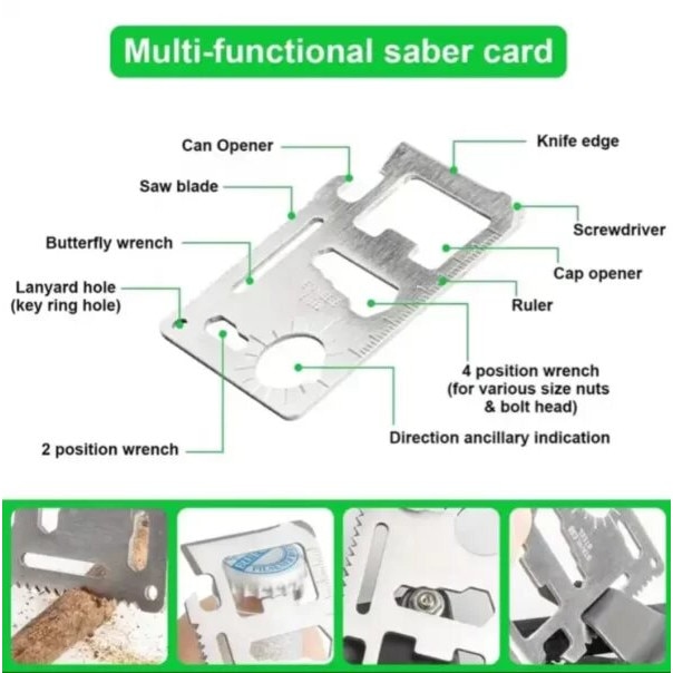 Kit supravietuire 18 In 1 Solid Volt, ustensile multifunctionale ...